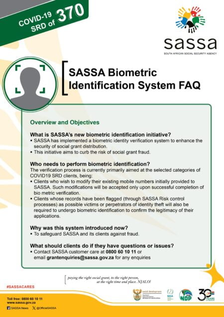 Step-by-Step Guide to SASSA Biometric Verification Process - Status Check